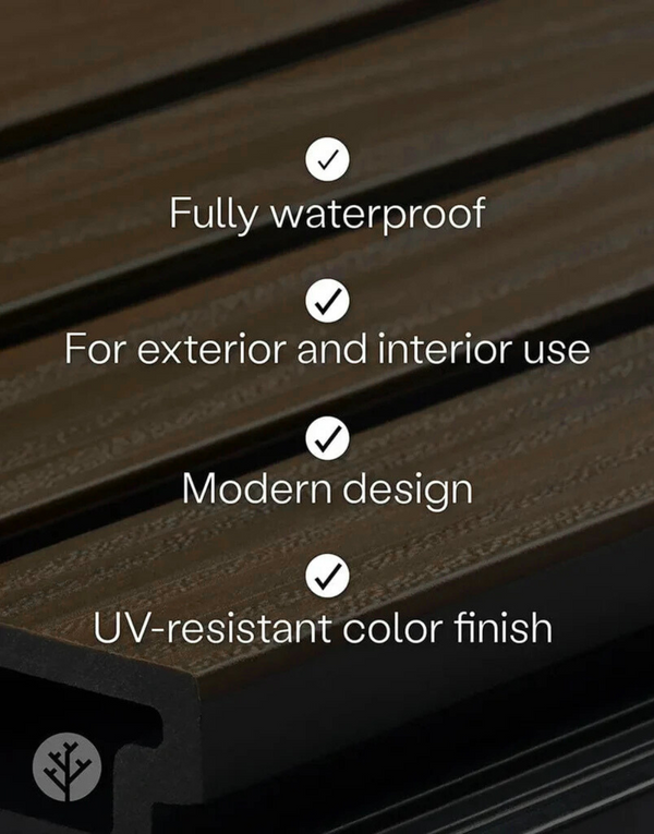 Acupanel® Oak Slat Wall Panels - Waterproof & Easy Install