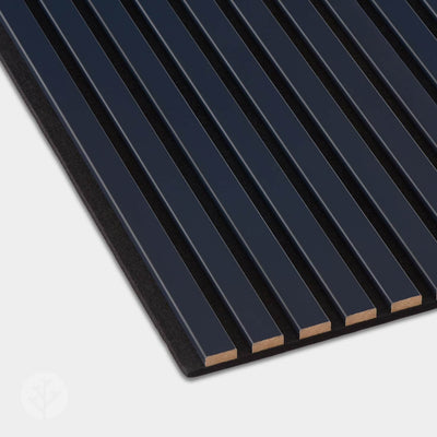 Acupanel® Coloured | Midnight Blue Acoustic Slat Wall Panels